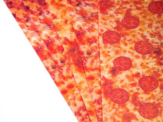 This pizza-style wrapping paper is a slice of genius | Creative Bloq