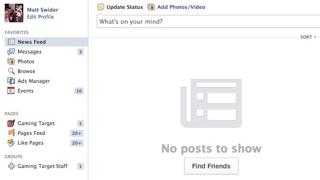 Facebook 'No posts to show' bug affects users, thinks you need friends ...