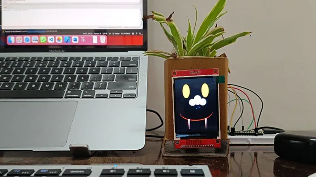 Raspberry Pi Pico W Gives Your Plant Emotions with Face Animations ...