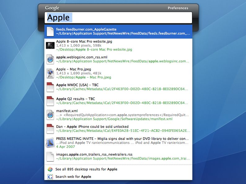 Google Desktop now available for Macs | TechRadar
