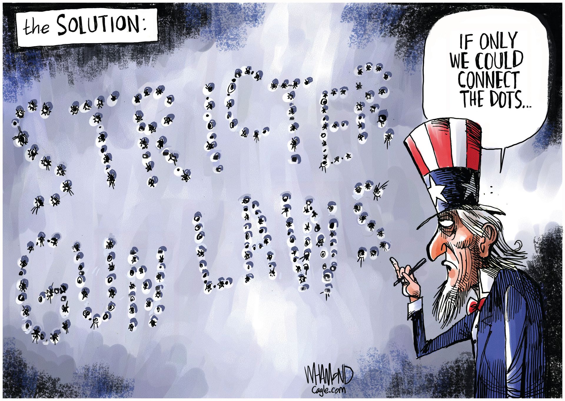 7 cartoons about gun violence in America | The Week