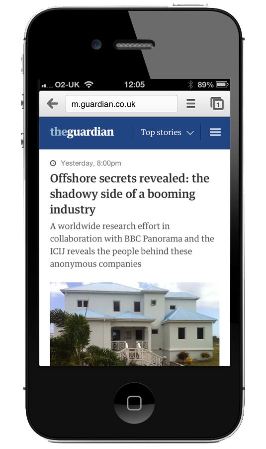 The Guardian newspaper website goes responsive | Creative Bloq