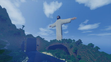 Minecraft adventure map recreates Wonders of the World | PC Gamer