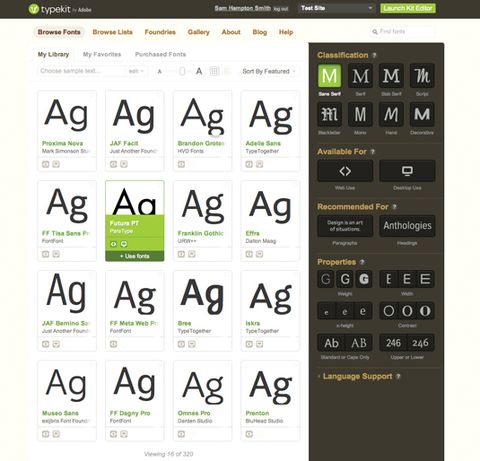 How to embed web fonts into your site with Typekit | Creative Bloq