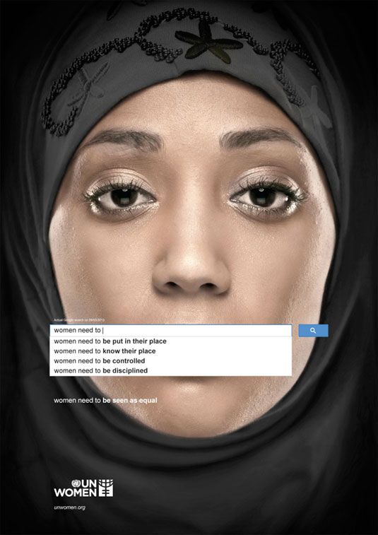 UN uses Google autocomplete for sexism ad campaign | Creative Bloq