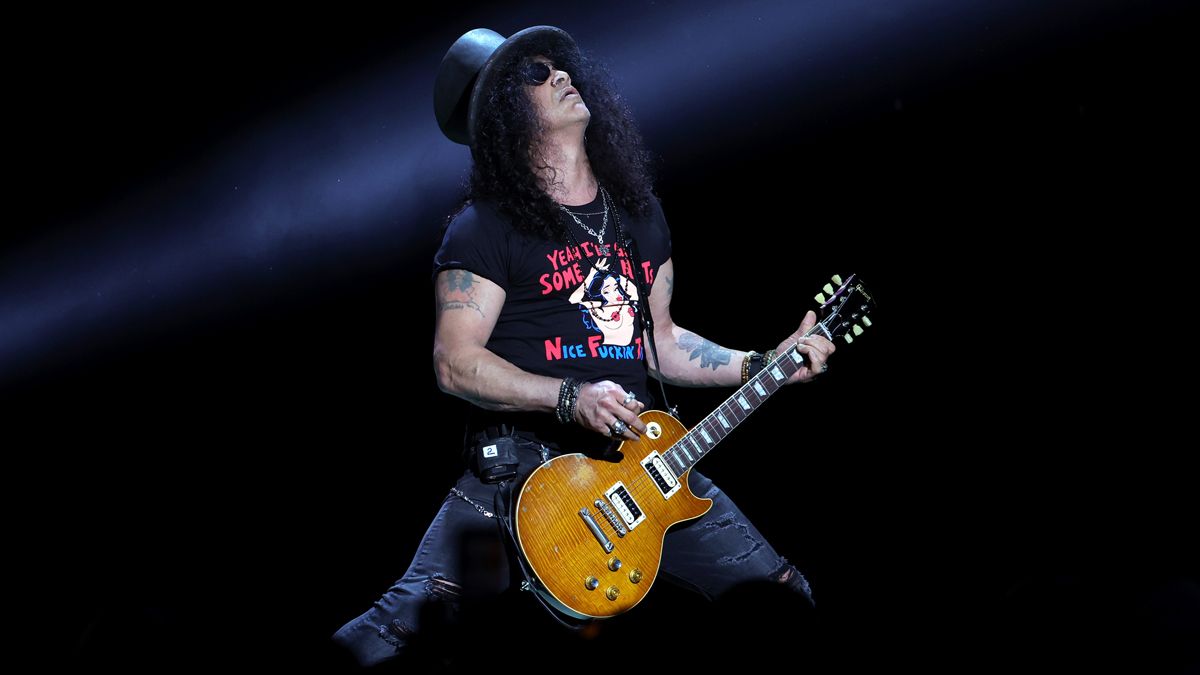 Slash estimates he owns 400 guitars but still considers his Appetite ...