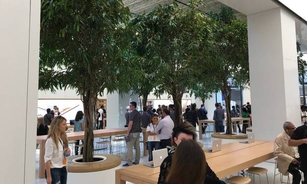 Apple Store in Naples, Florida celebrating grand reopening on August ...