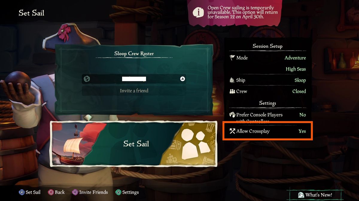 Is Sea of Thieves crossplay over PlayStation, Xbox, and PC? | GamesRadar+