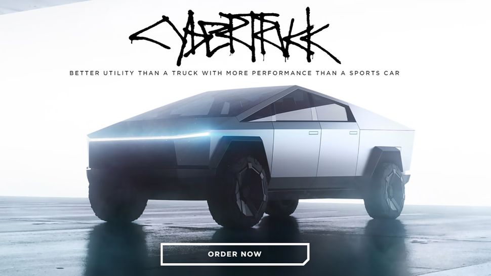 Tesla's Cybertruck logo is a hot mess | Creative Bloq
