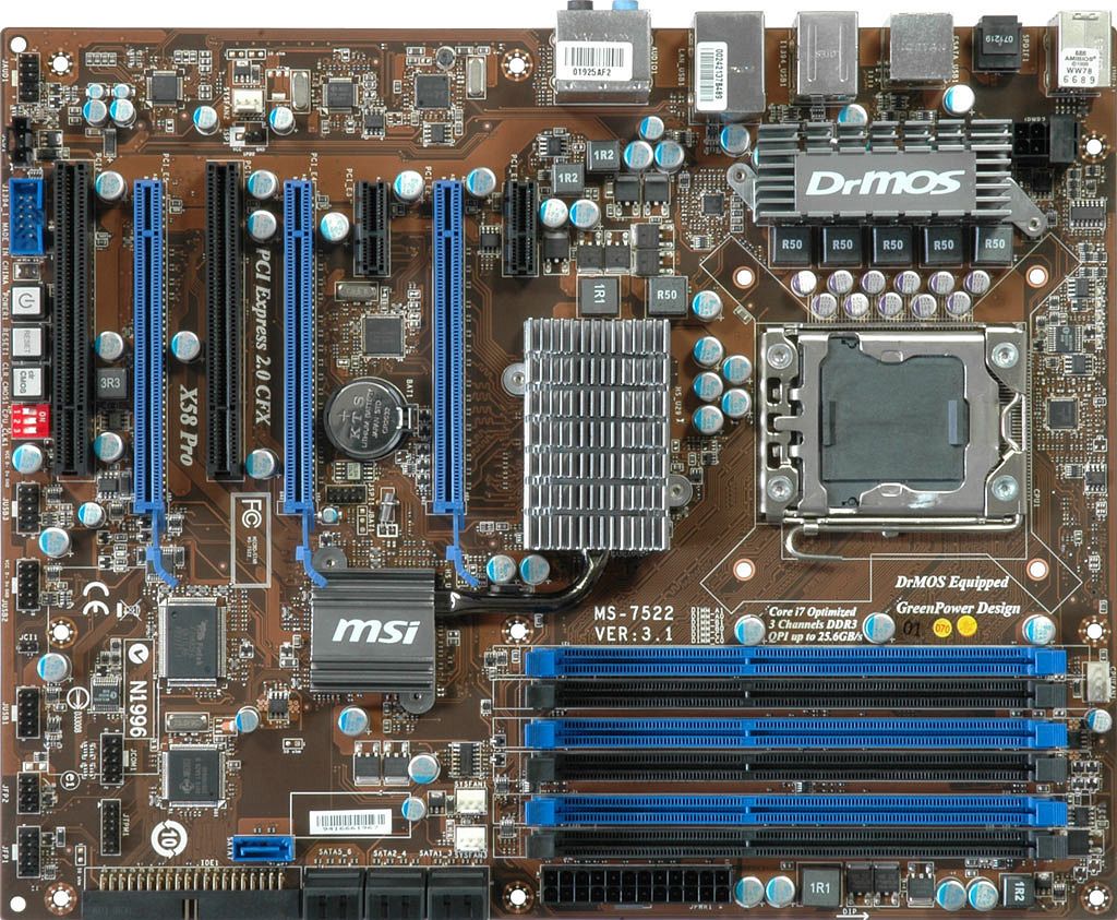 Hardware: MSI X58 Pro-E And Zalman CNPS 10X - Under Core i7's Hood ...