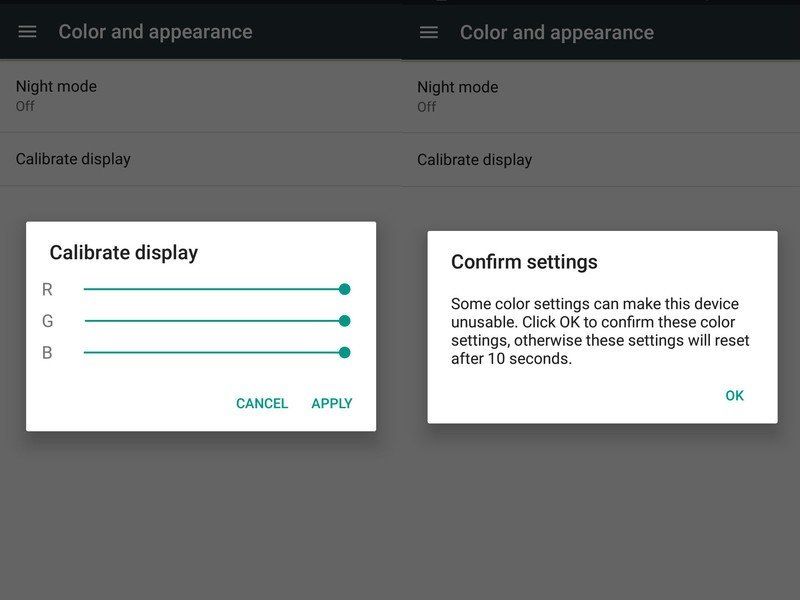 Adjust your screen color in the Android N Developer Preview | Android ...