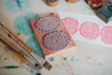 Block printing on fabric: a simple step by step guide | Homes and Gardens