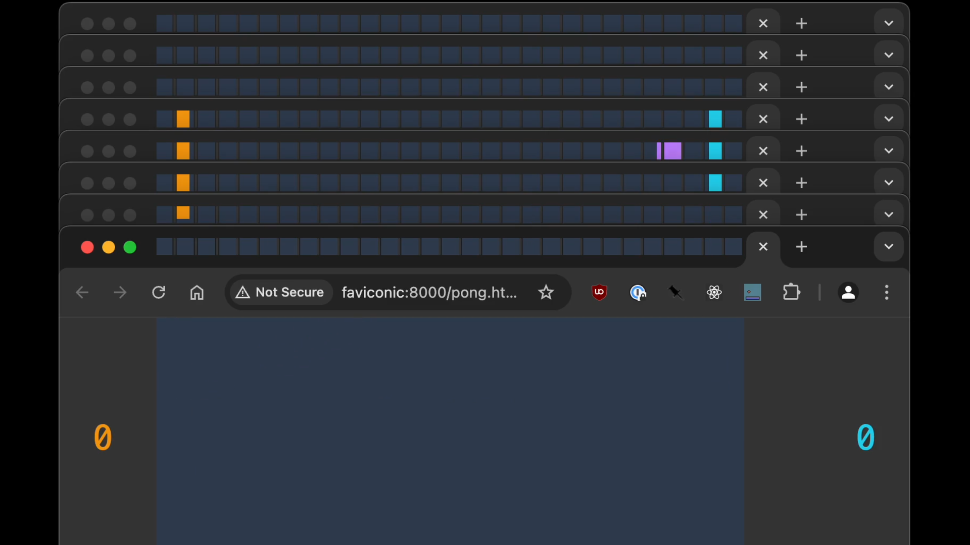 Pong can now be played across 240 browser tabs — faviconic leverages ...