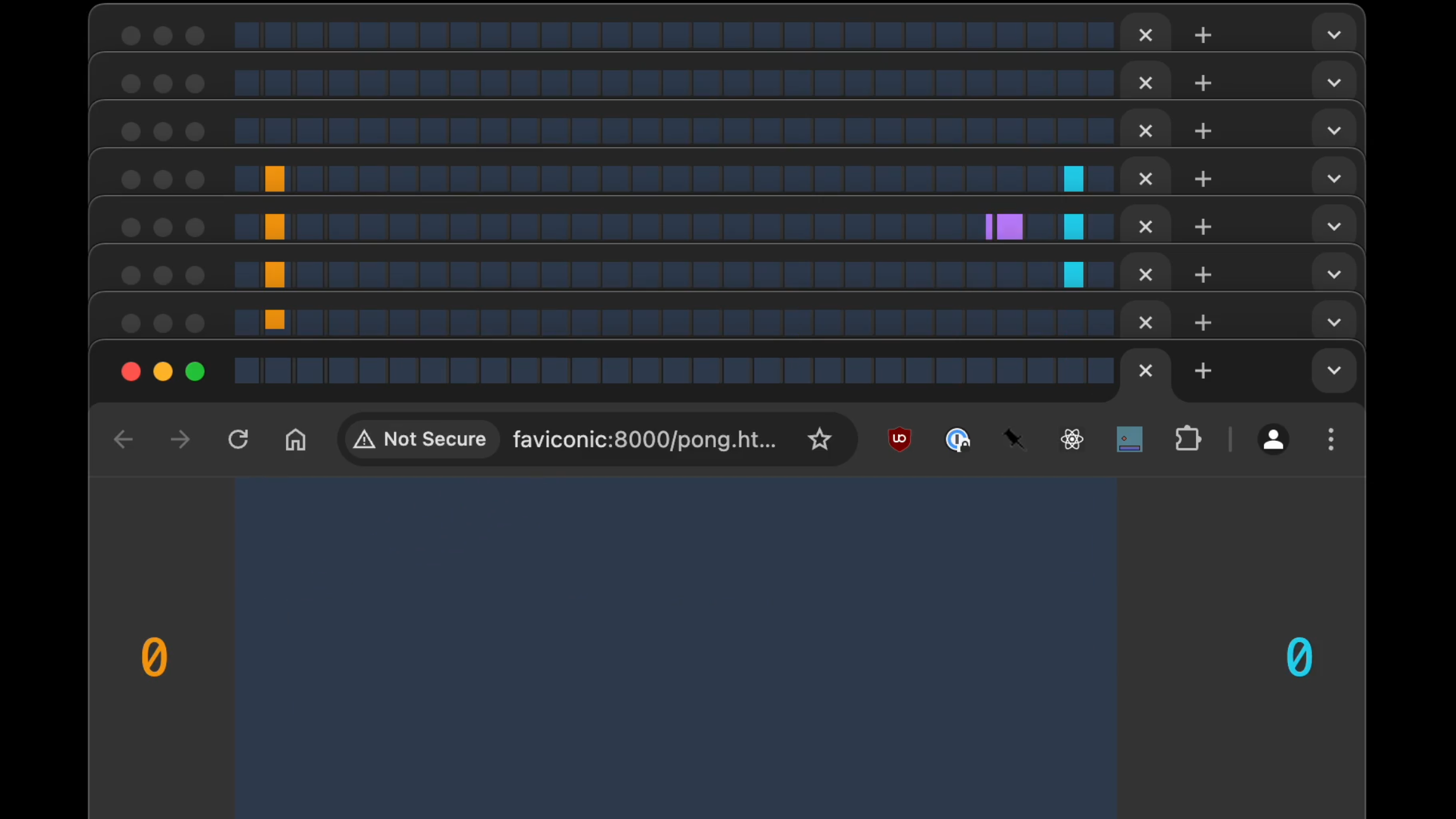 Pong can now be played across 240 browser tabs — faviconic leverages ...