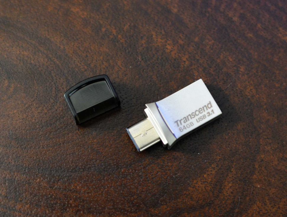 Transcend JetFlash 890S is a neat flash drive with Type-C connector for ...