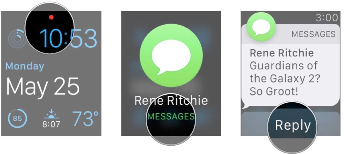 How to quickly respond to messages on Apple Watch | iMore