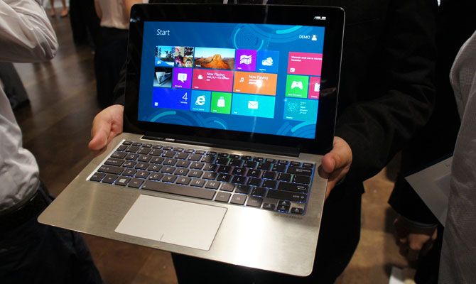 ASUS Debuts Three Transforming Windows 8 Tablet-Laptop Hybrids | Laptop Mag