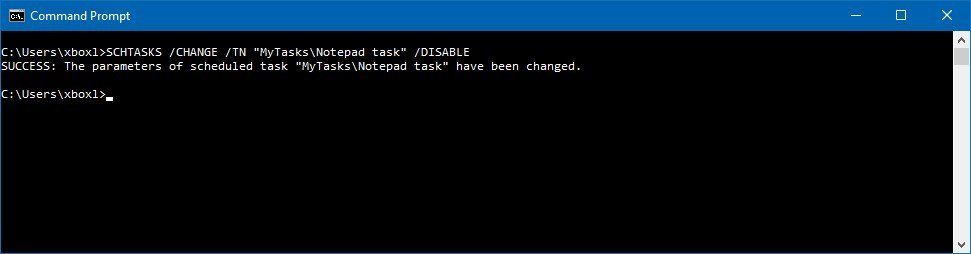 How to create scheduled tasks with Command Prompt on Windows 10 ...