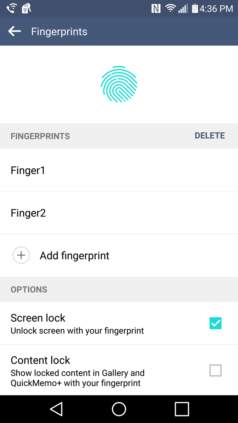 How to set up the LG V10 fingerprint scanner | Android Central