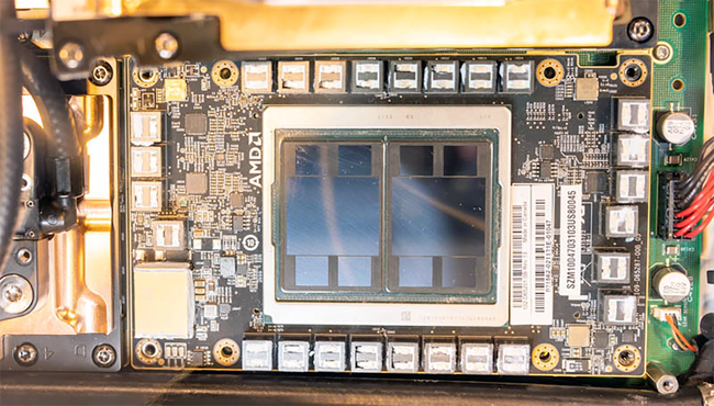 AMD's Instinct MI250X OAM Card Pictured: Aldebaran's Massive Die ...
