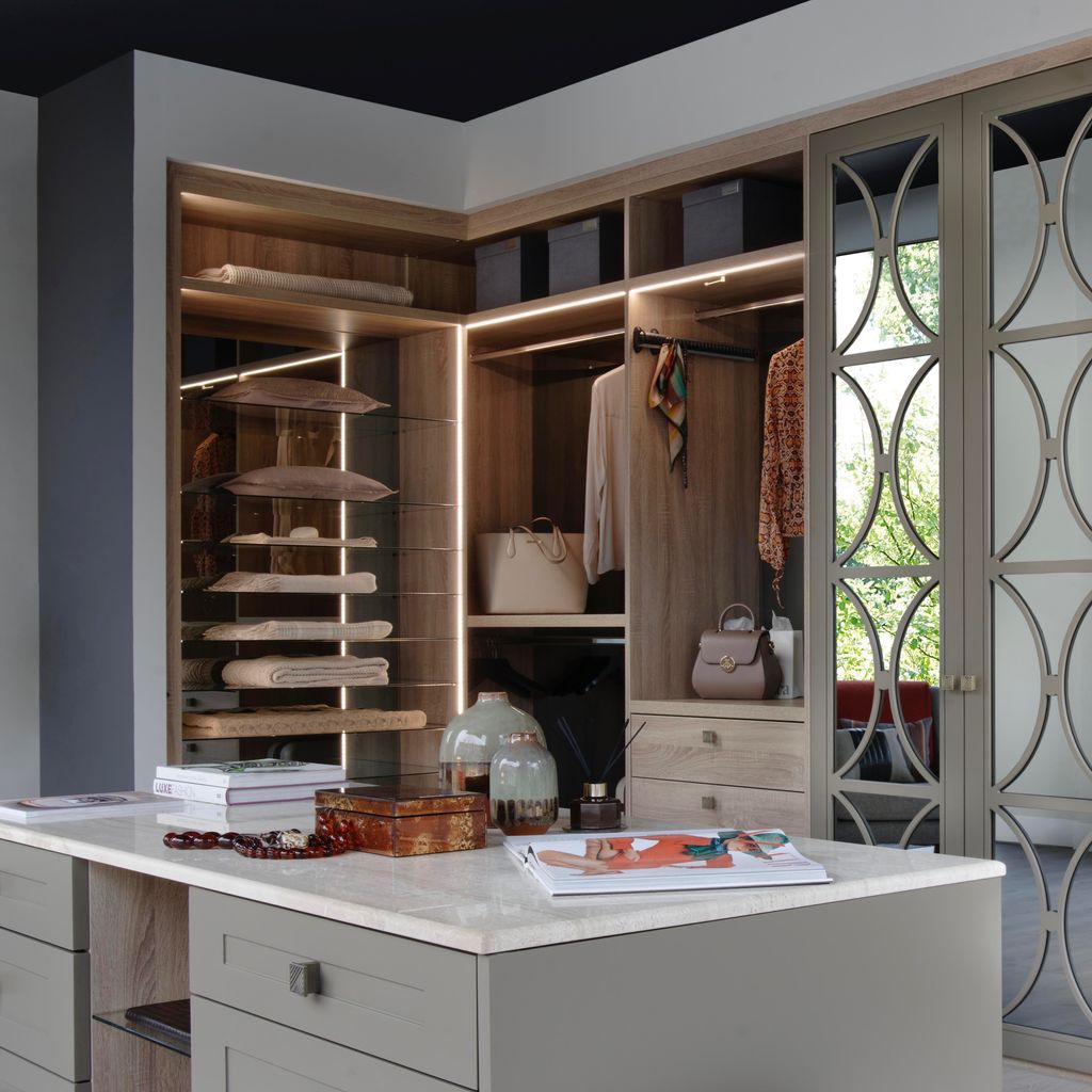 Small walk-in wardrobe ideas to create your dream dressing room | Ideal ...