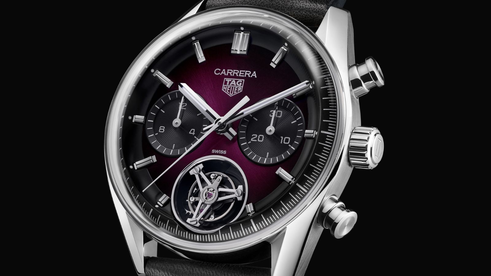 Hands on with the TAG Heuer Carrera Tourbillon in Purple – a relatively ...