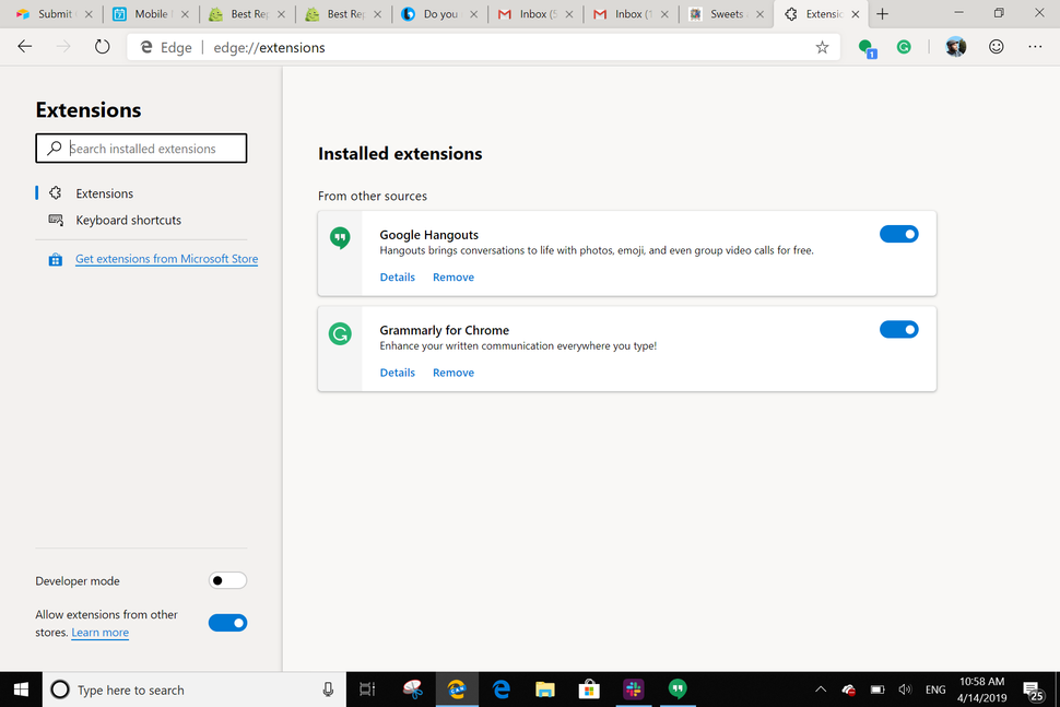 How to use Chrome extensions on Windows 10's new Edge browser | Windows ...