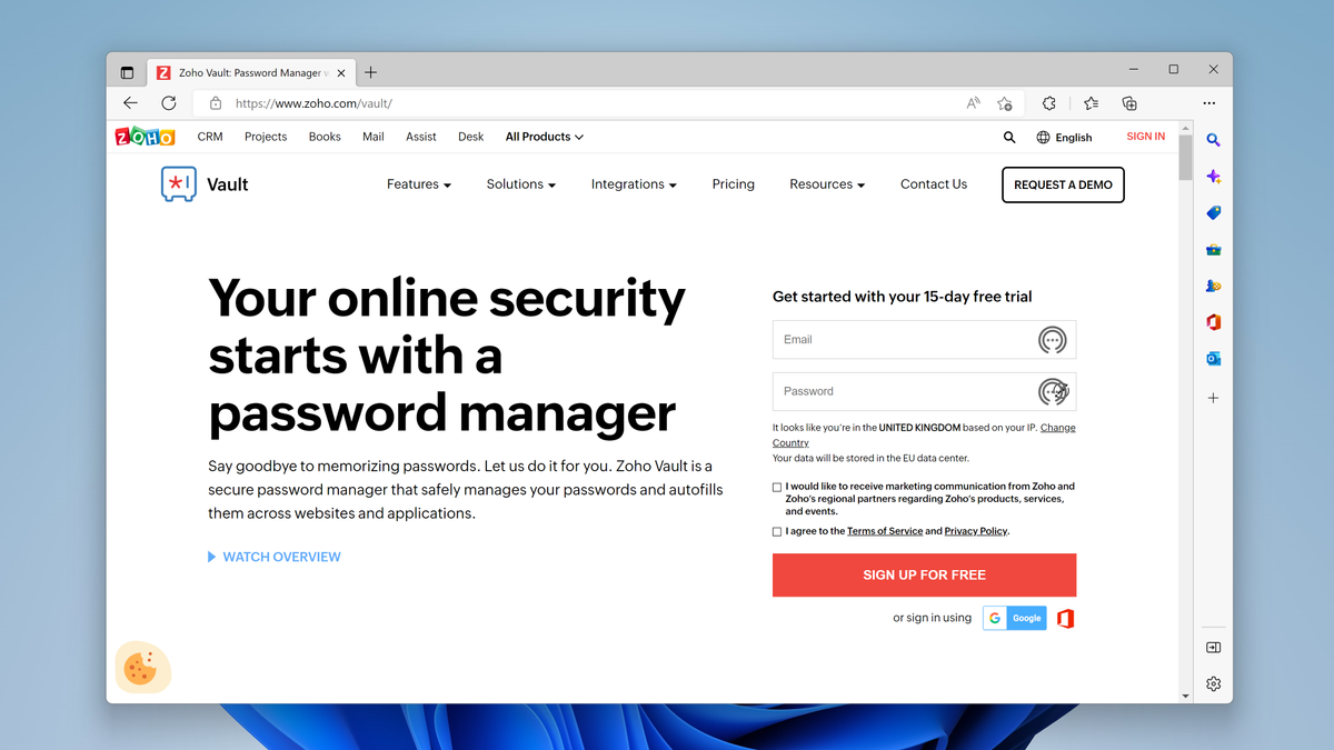 Zoho Vault | TechRadar