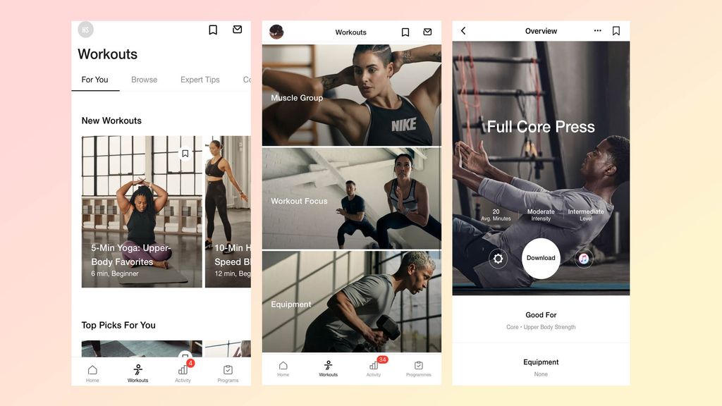 The Nike Training Club app is one of the top free workout apps on the ...