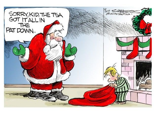 Santa's confiscated carry-on | The Week
