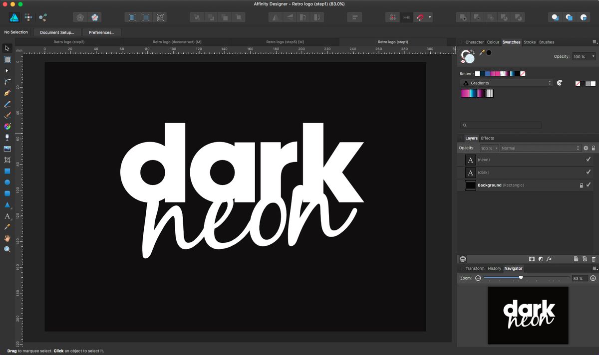 How to create a retro logo with Affinity Designer | Creative Bloq