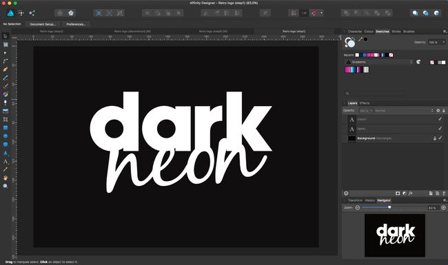 How to create a retro logo with Affinity Designer | Creative Bloq