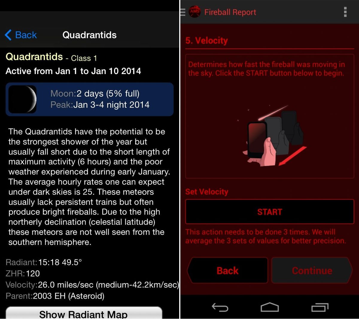 Catch Flurry of Meteor Showers with Mobile Apps | Space