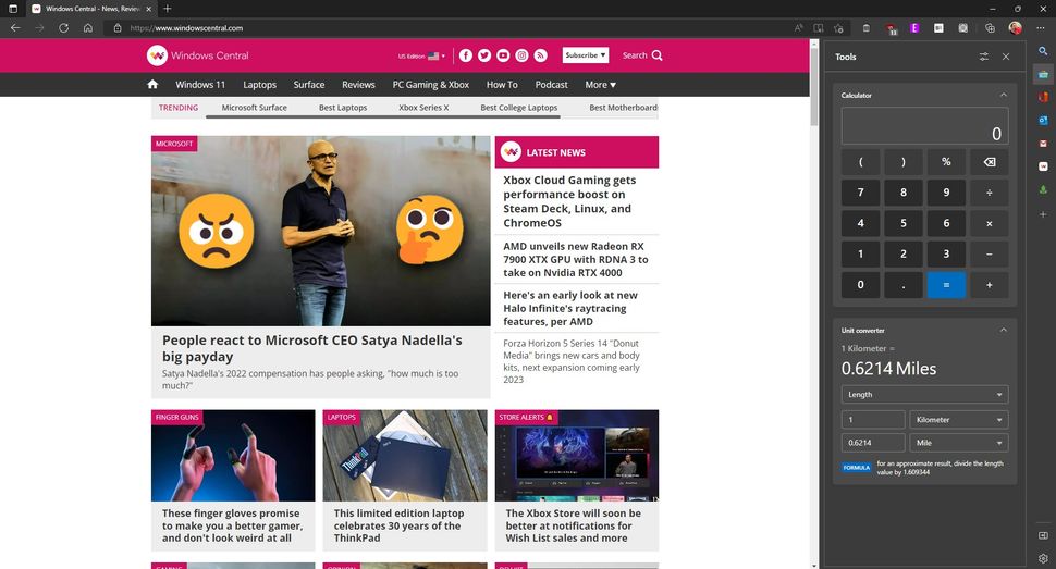 Microsoft Edge's Sidebar is the best browser feature you've never heard ...