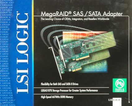 LSI Corporation MegaRAID SAS8888ELP - AMCC, Areca & LSI Serial RAID ...