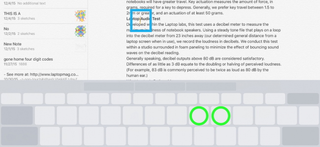 How to Use the iOS Keyboard as a Touchpad | Laptop Mag