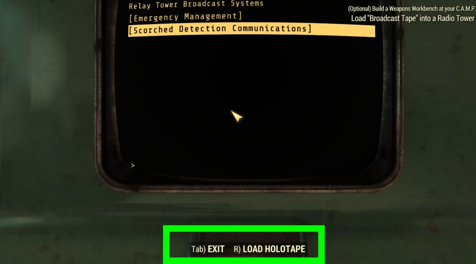 Fallout 76 Hunter for Hire quest: How to load the broadcast tape | PC Gamer