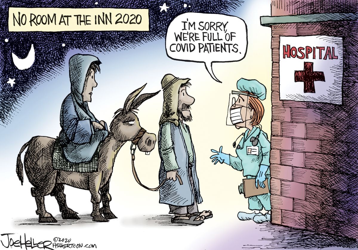 Political Cartoon U.S. COVID Christmas | The Week
