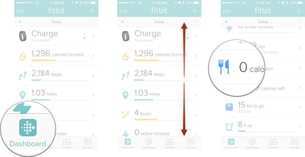 How to view your progress on the Dashboard with Fitbit for iPhone and ...