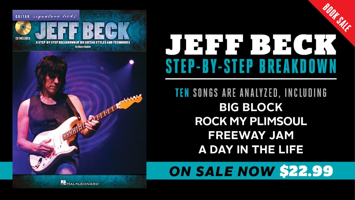 New Book/CD: Step-by-Step Breakdown of Jeff Beck's Guitar Styles and ...