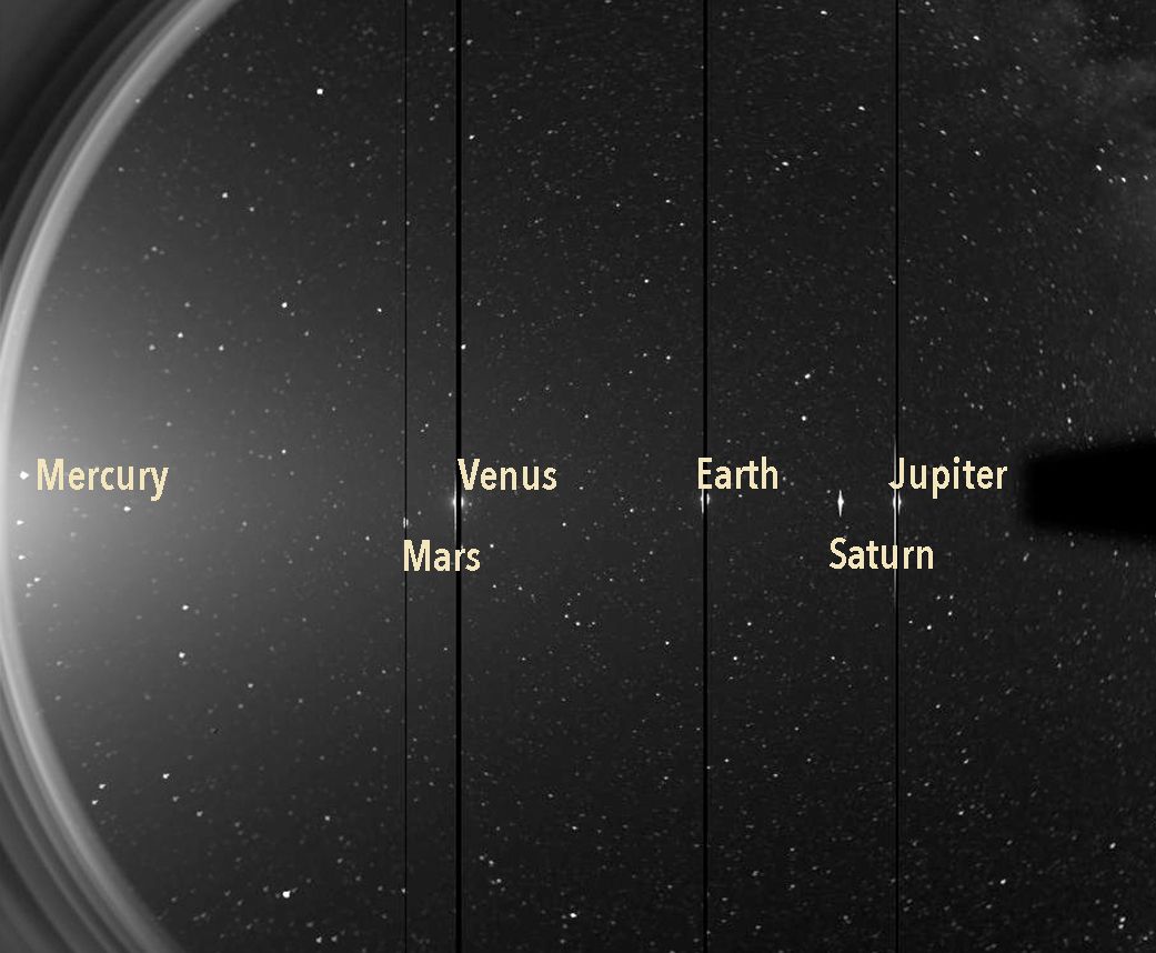 A string of planets in our solar system sparkles in photos from 3 ...