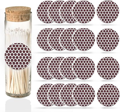 This $5 "Match Strike Sticker" is a Viral Way to Re-use Jars | Livingetc