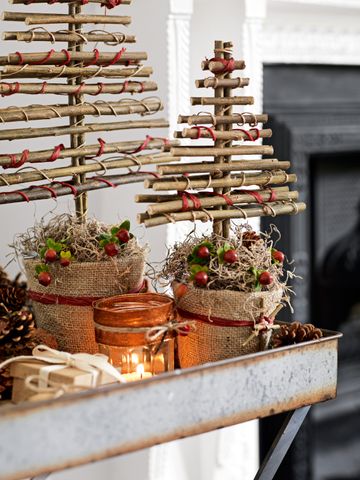 How to make a twig Christmas tree: add a festive touch with this easy ...