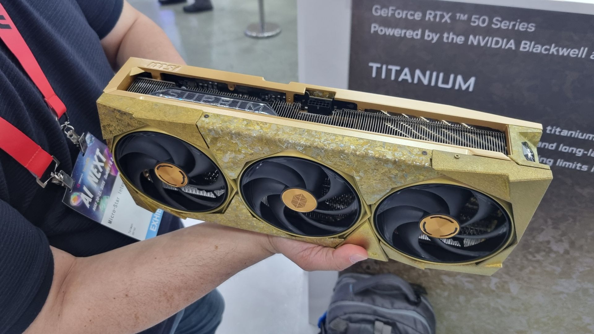 A titanium-shrouded RTX 5090, outrageous cases, big-screen CPU coolers ...