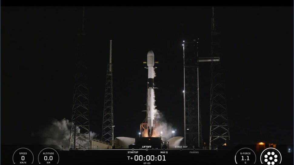 SpaceX launches 24 of Amazon's Project Kuiper internet satellites to ...