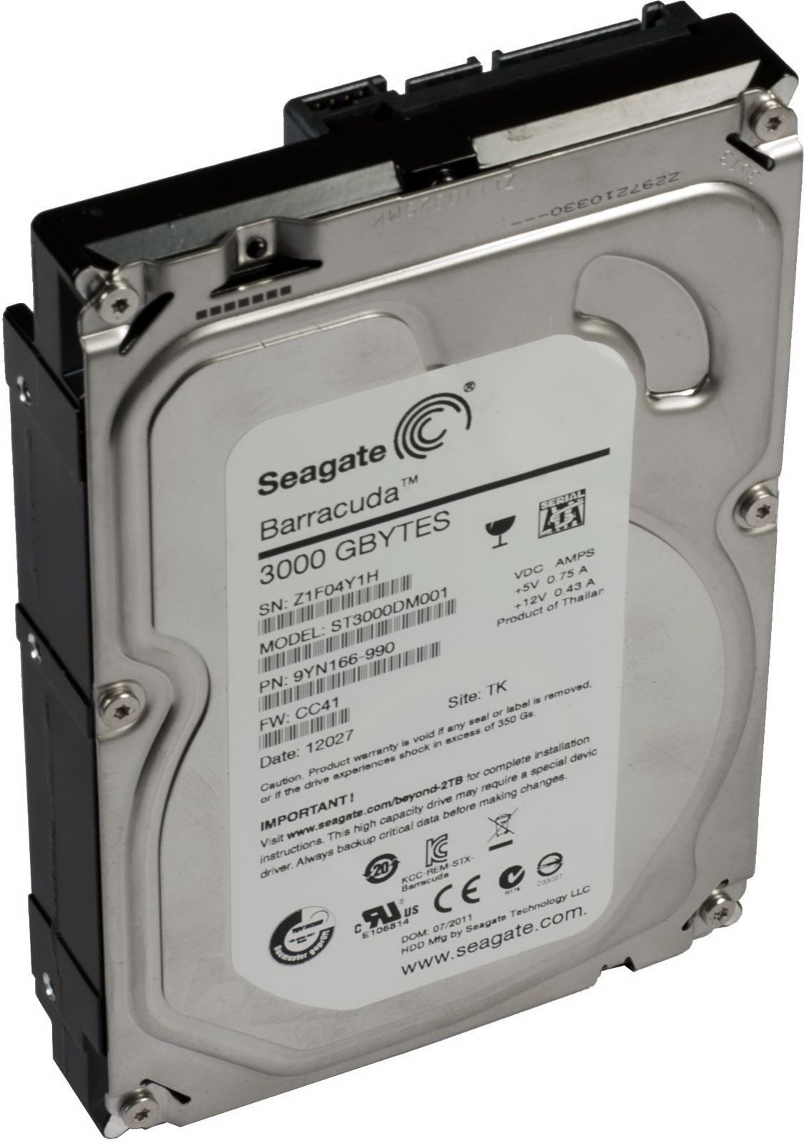 3 TB: Seagate Barracuda (ST3000DM001) - Hitachi's 4 TB Hard Drives Take ...