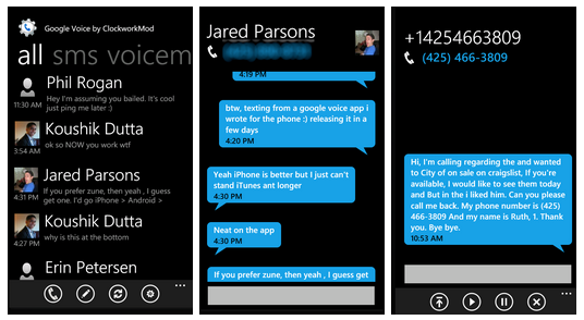 GVoice (Google Voice) app with push notifications now live | Windows ...
