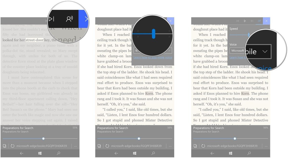 How to buy and read e-books in Windows 10 Mobile Creators Update ...