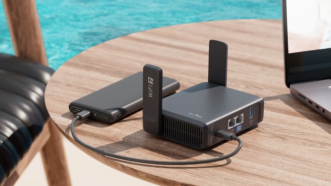 This is the Slate 7, the first mobile Wi-Fi 7 router and one that's so ...