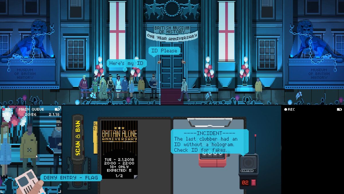 Not Tonight is a 'politically-charged satirical game' set in an ...
